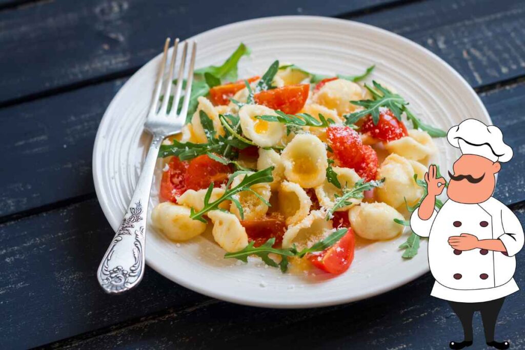 Orecchiette con pomodoro e rucola: la ricetta del gustosissimo primo ...